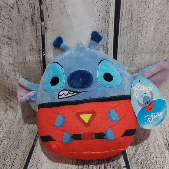 Squishmallows | Toys | Squishmallow Kellytoy Disneys Stitch Angry In ...